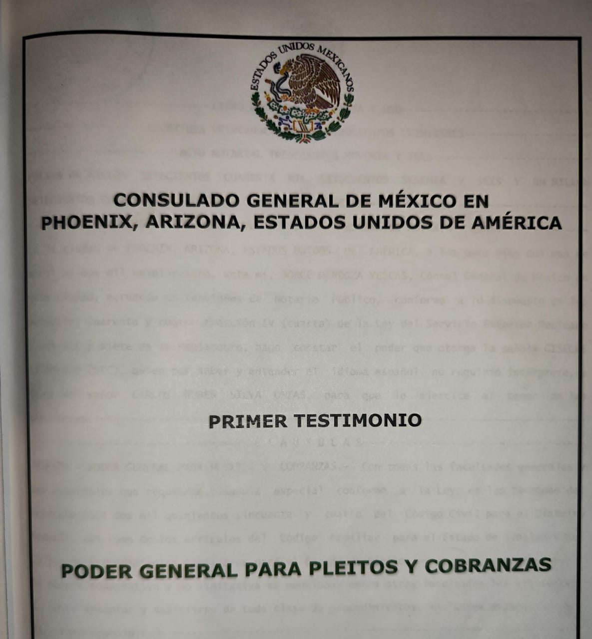 Como puedo Divorciarme desde otro país con un Poder consular